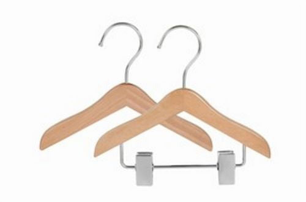 Only Hangers Mini Wooden Doll Clothes Hangers Set, Closet Dress ...