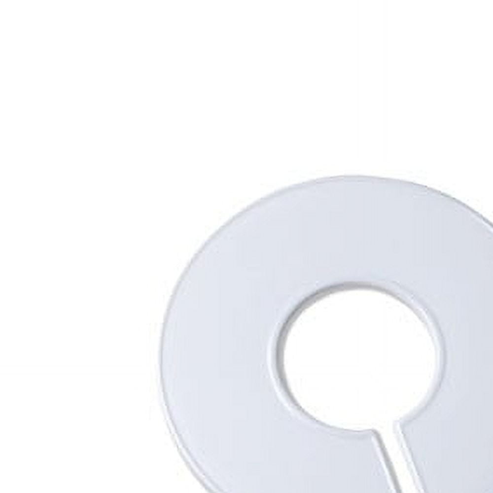 Only Hangers Round Size Dividers for Clothing Racks Blank(100 Pcs ...