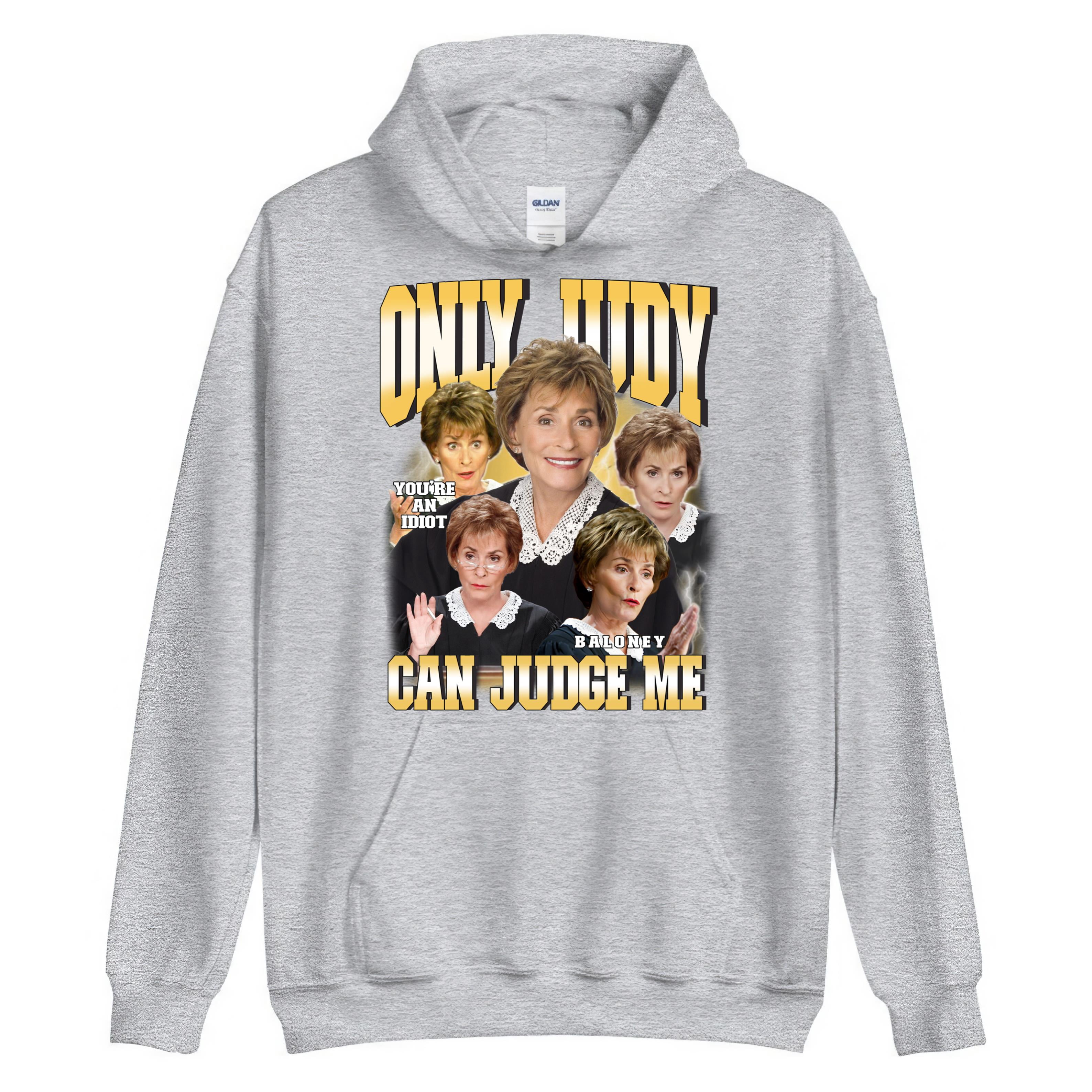 Only Judy Can Judge Me T-Shirt Classic 90s Bootleg Tee - Walmart.com