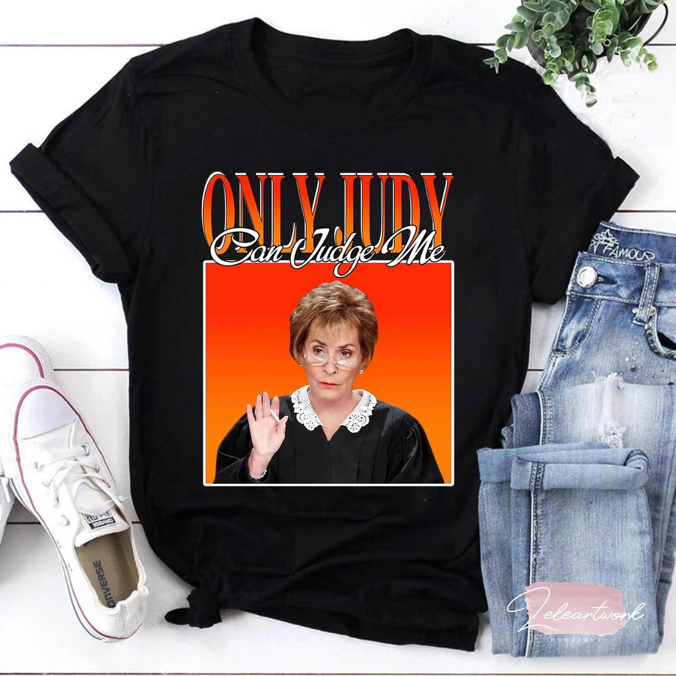 Only Judy Can Judge Me Vintage Retro T-Shirt, Judy Sheindlin Shirt ...