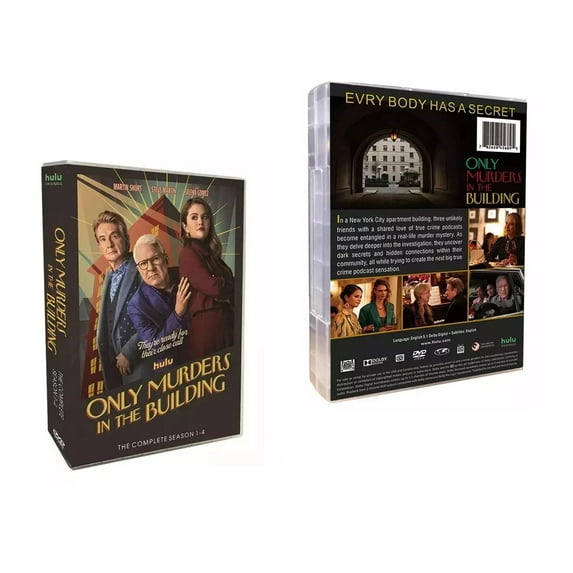 Only Murders in the Building : the Complete Season 1-4 (DVD, 8-Disc Set ...