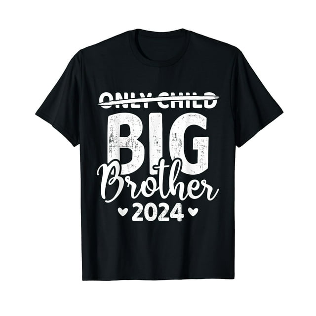 Only child crossed out big brother 2024 pregnancy announce T-Shirt ...
