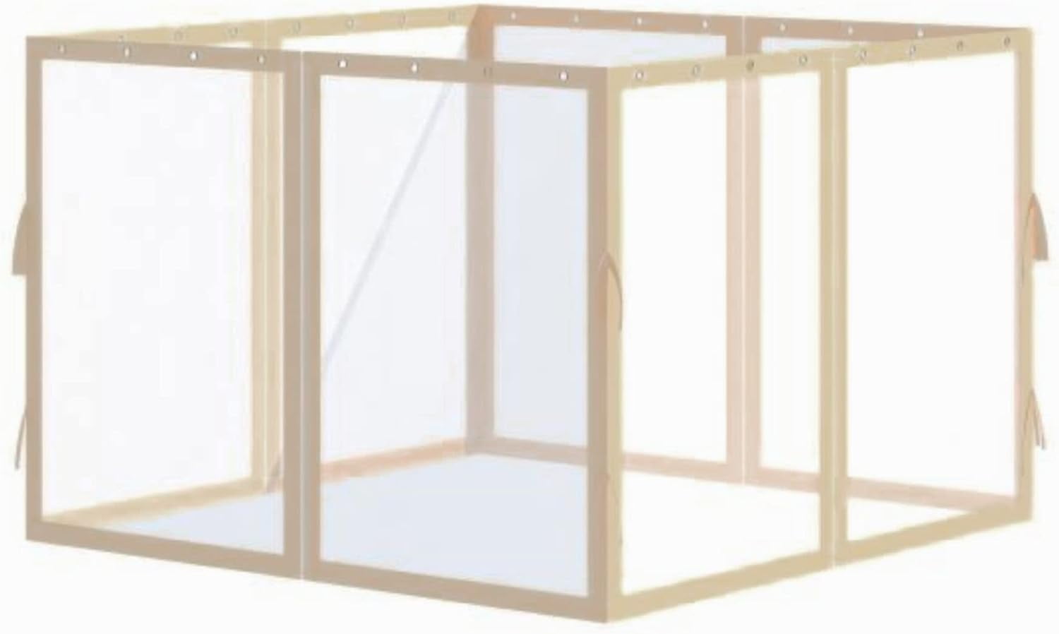 Only choice Gazebo Mosquito Netting 10x10 Tent Netting, pergola Netting ...