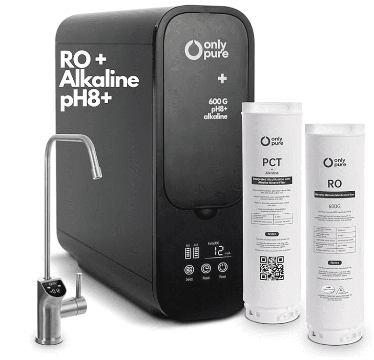 OnlyPure Reverse Osmosis System with Alkaline, 600 GPD, Fast Flow, NSF ...