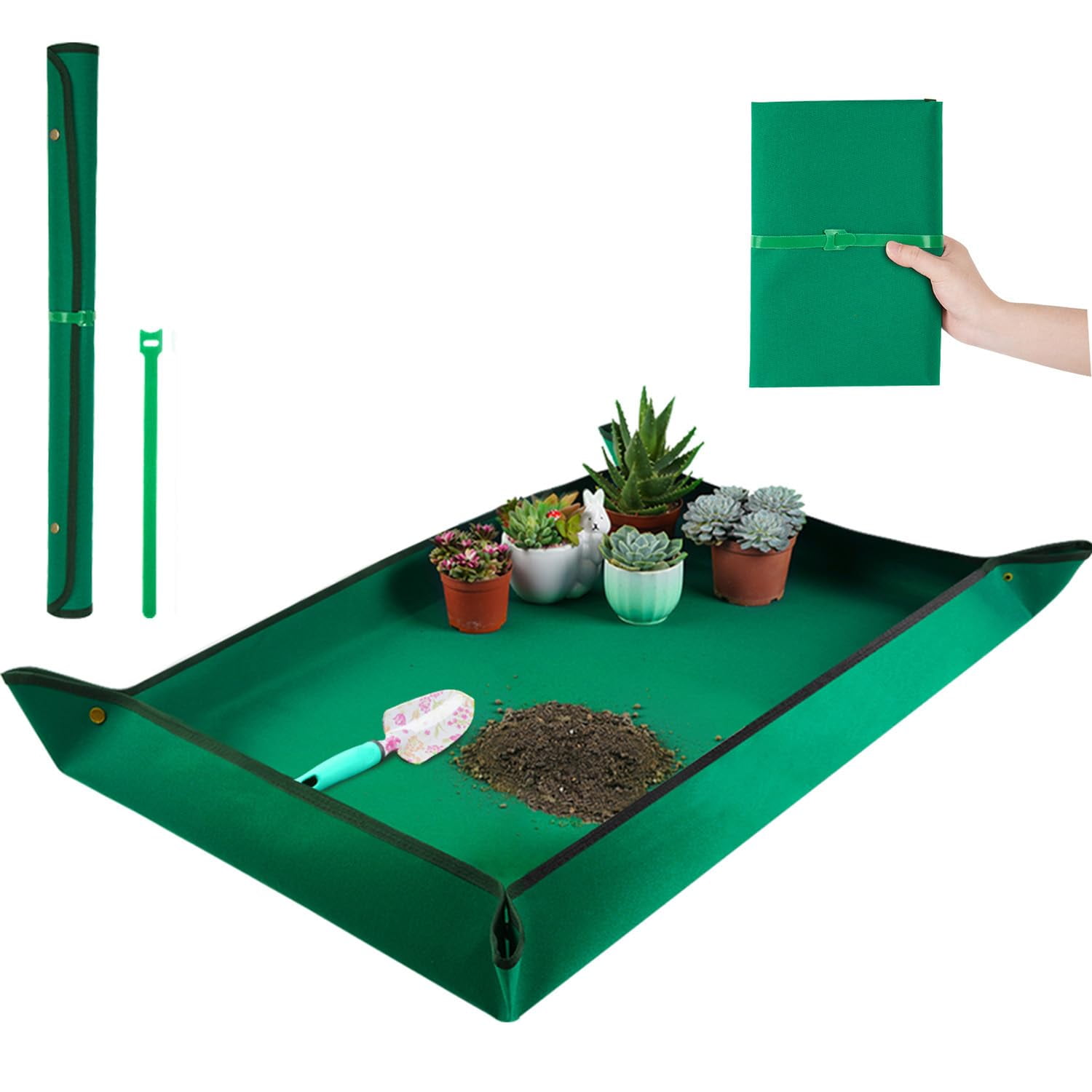 Onlysuki Repotting Mat for Indoor Plant Transplanting Control Mess, 26. ...