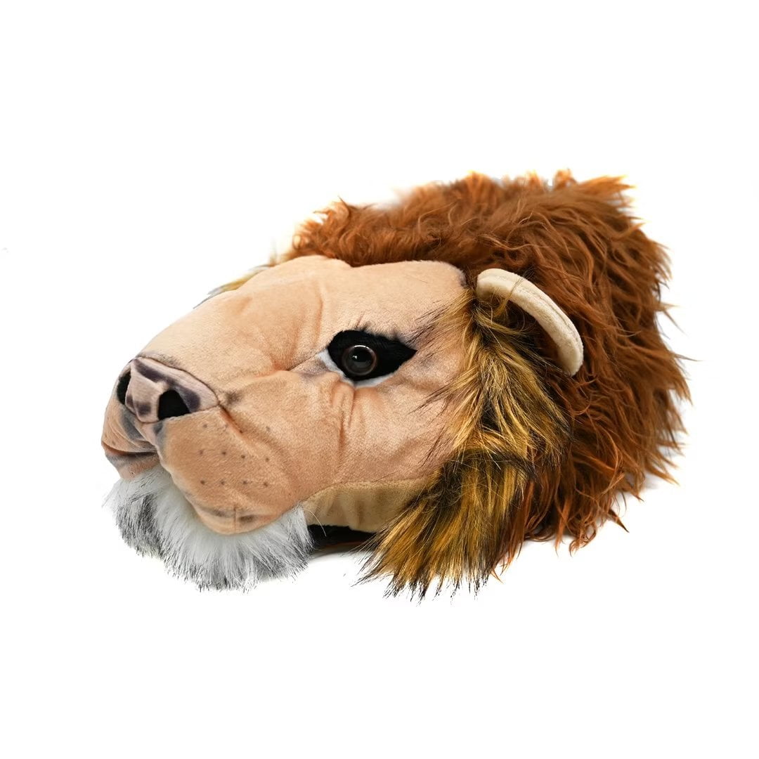 Onmygogo Cute Fuzzy Lion Plush Slippers for Adults, Indoor Winter ...