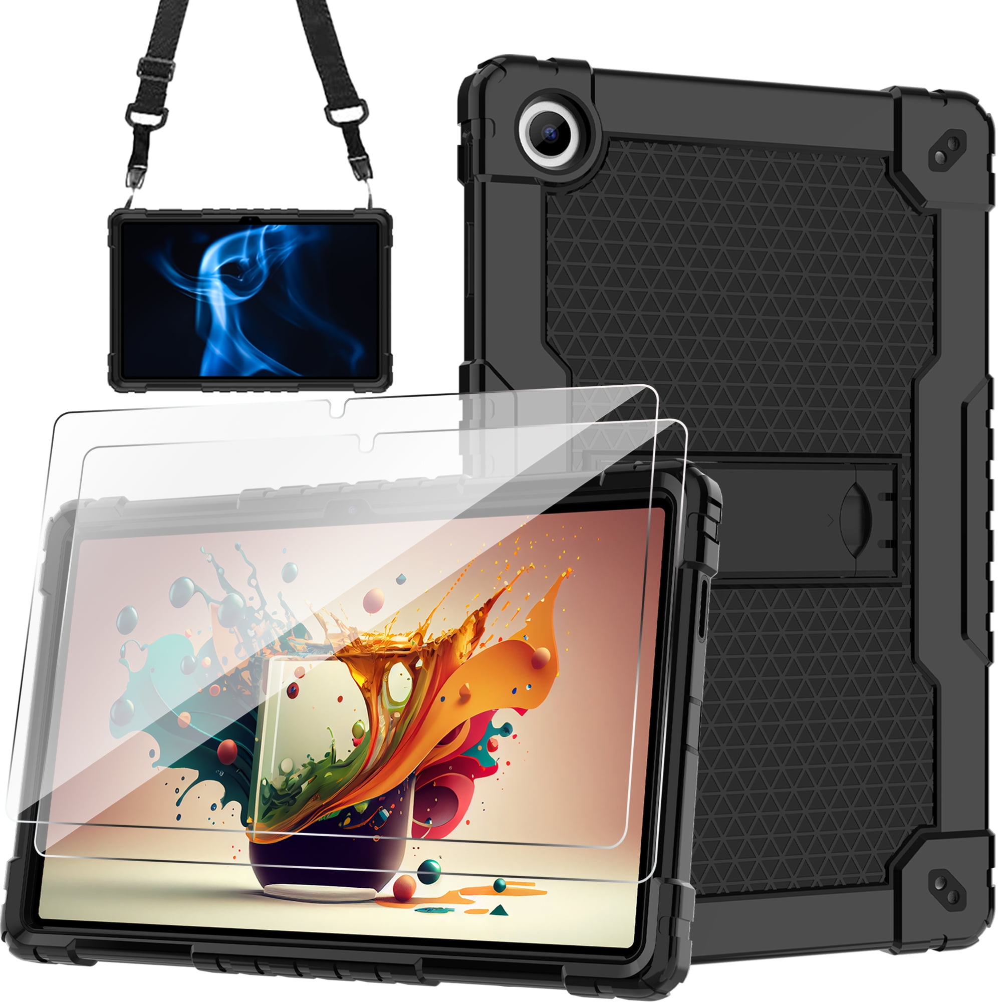 Onn 11 Tablet Pro Case with Tempered Glass Screen Protector SOATUTO ...