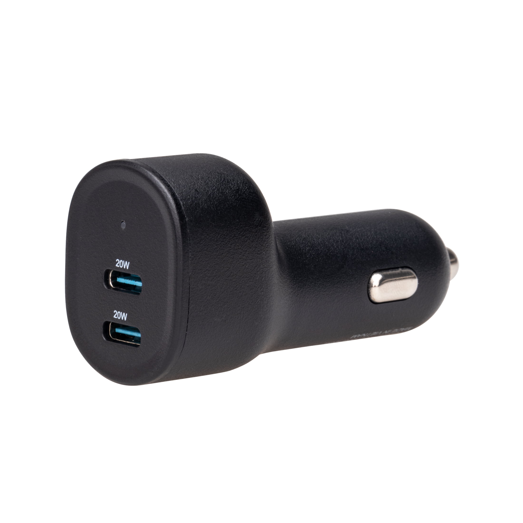 Onn+ 40W Dual USB-C Port Car Charger Fast Charging Black - Walmart.com