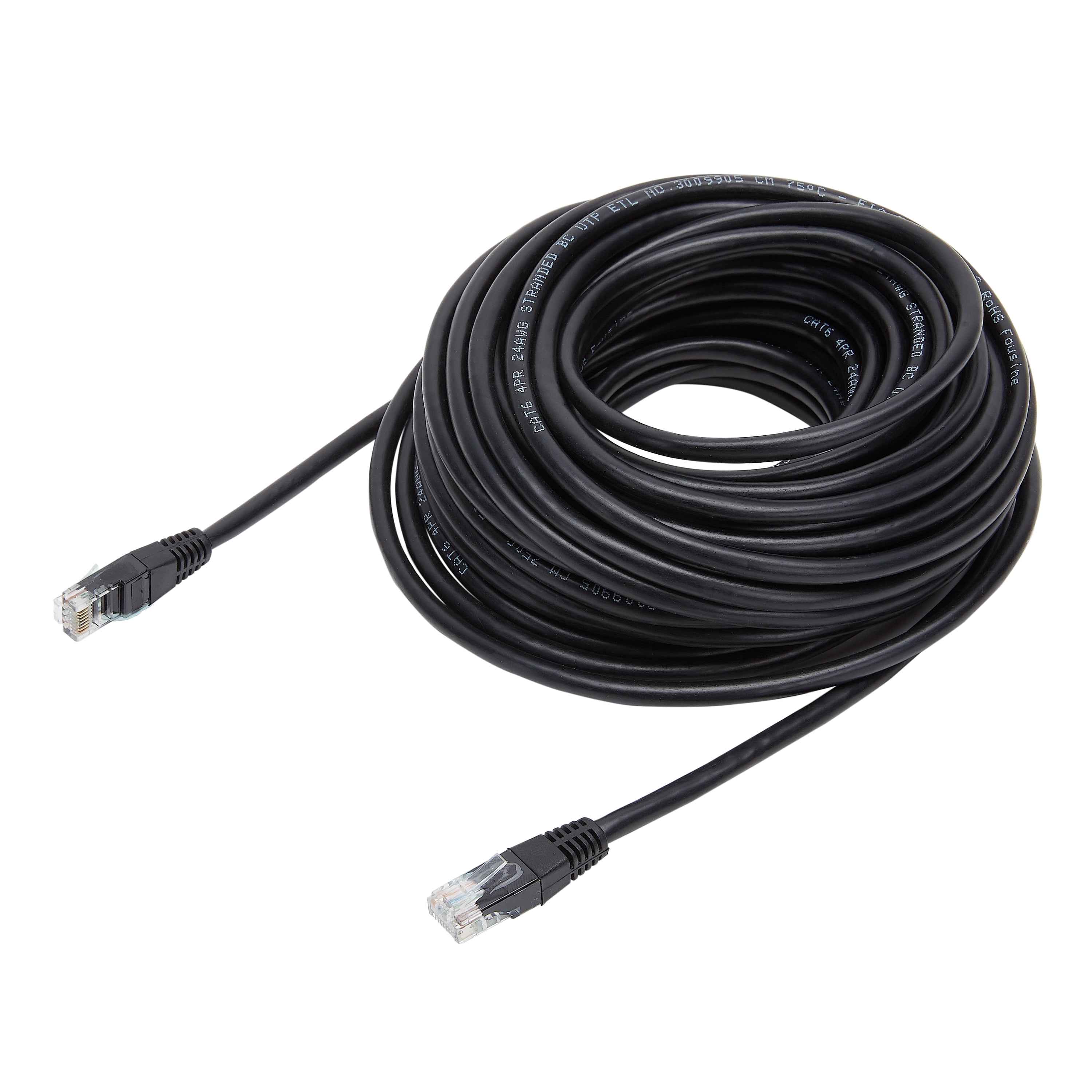 Onn 50' RJ45 to RJ45 CAT6 Ethernet Patch Cable - Walmart Business Supplies