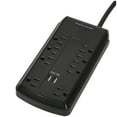 Onn 8-Outlet Surge Protector With 2 Usb Charging Ports, 2700J - Walmart.com