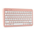 onn Mini Wireless Office Keyboard with USB Receiver, Pearl Blush Pink ...