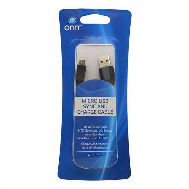 Onn Micro Usb Data Sync Cable - Walmart Business Supplies