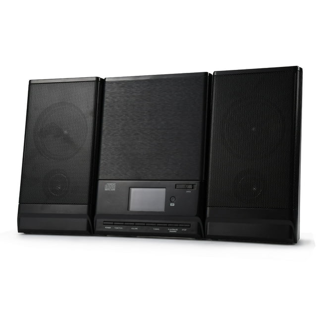 Onn Mini CD Stereo System with Bluetooth, FM Radio and Remote Control ...