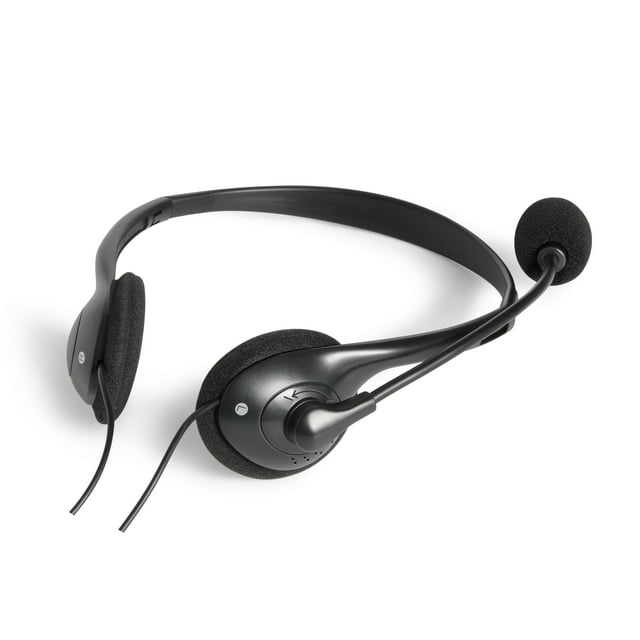 Onn Pc Headset With Boom Microphone - Walmart.com