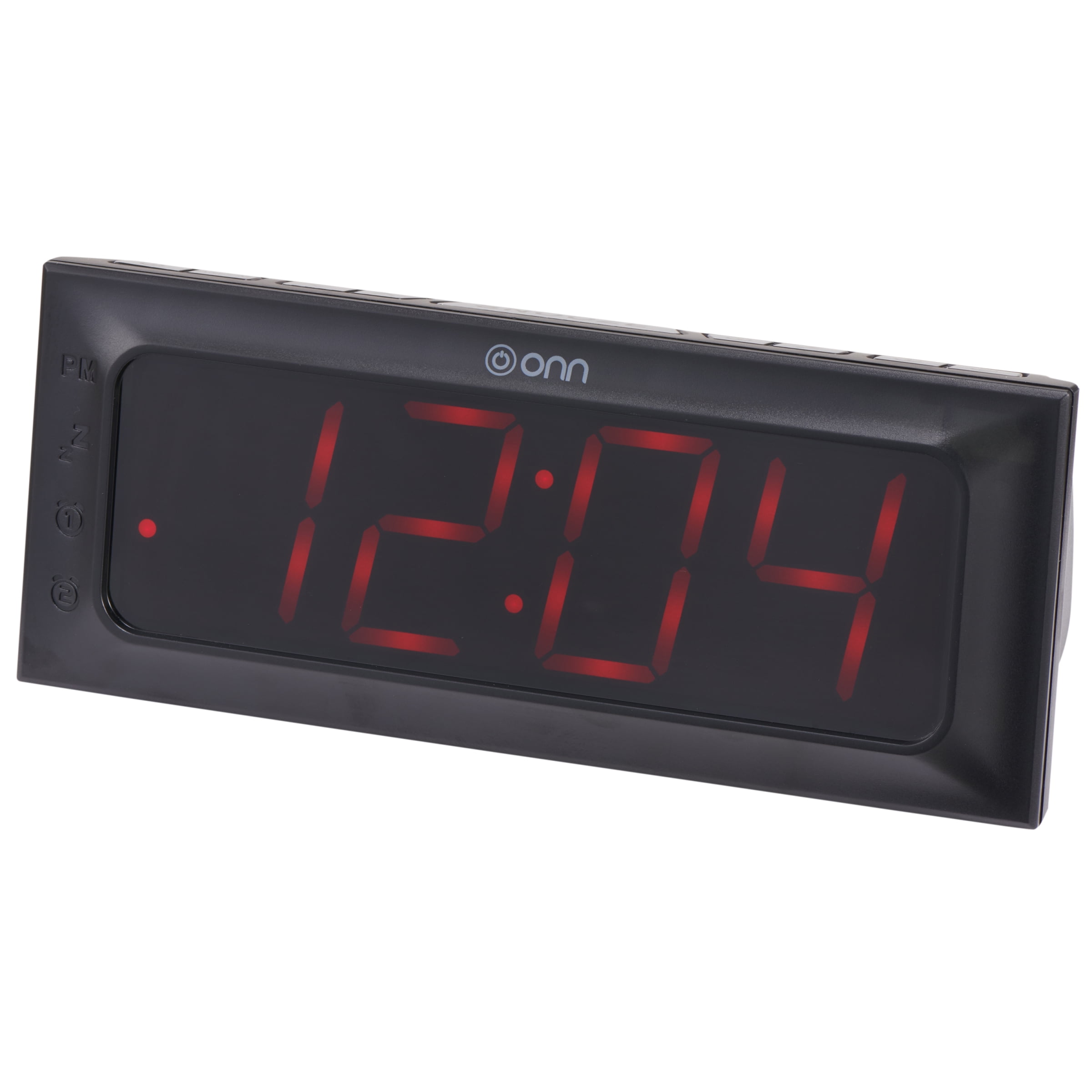 Onn. Portable AM/FM Radio, Black, ONA15AV101 Alarm Clock - Walmart.com