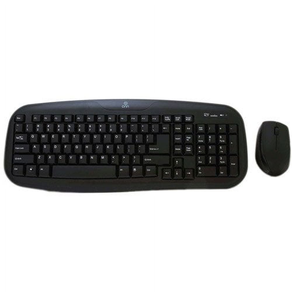 Onn Soft-Touch Wireless Keyboard And Mouse, Black - Walmart.com