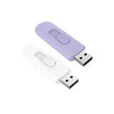 Onn+ USB 2.0 Flash Drive 128 GB 2-Pack Portable Storage for Tablets and ...