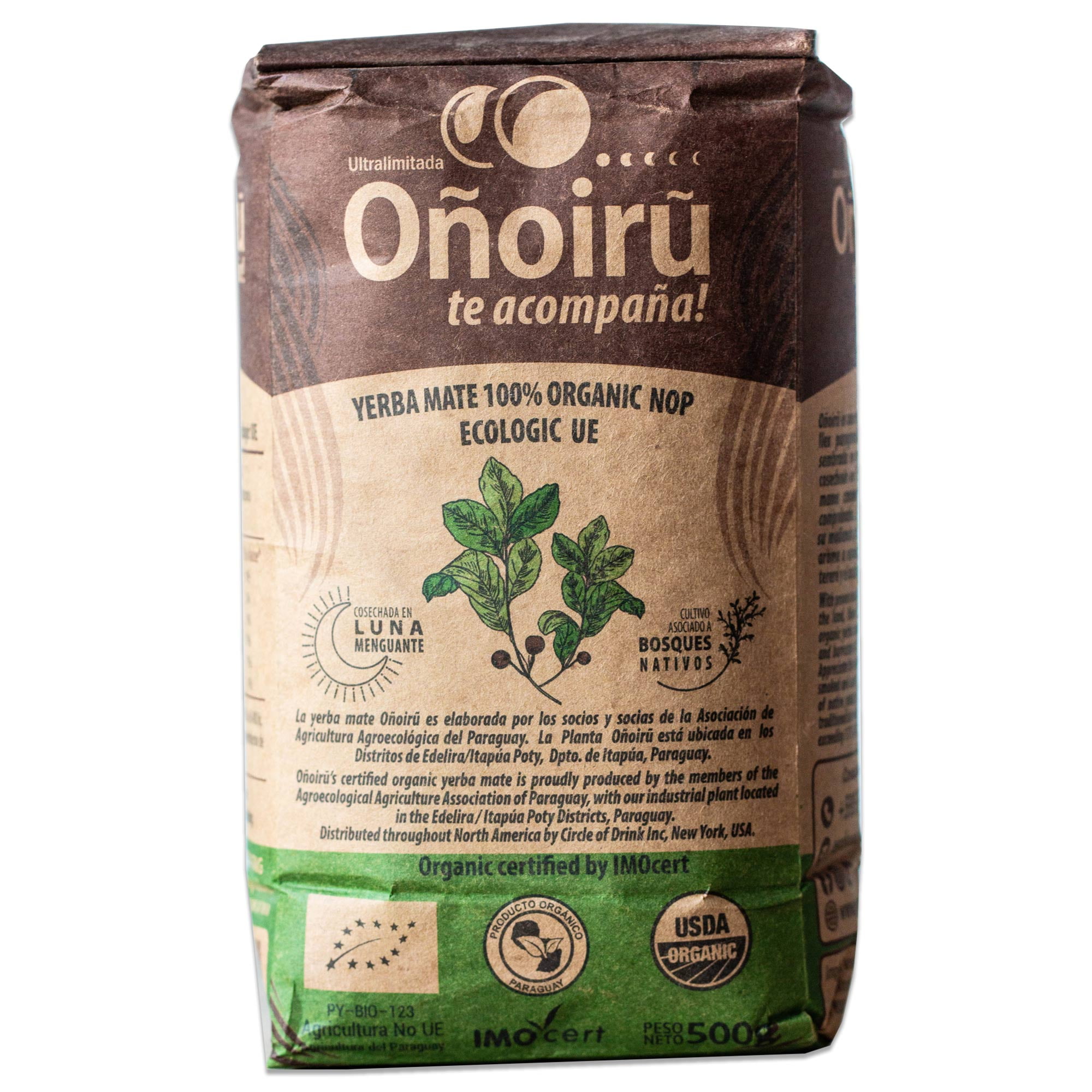 Onoiru Organic Paraguayan Yerba Mate - Aged 2+ Years - Biodynamically ...