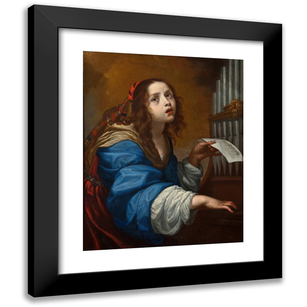 Onorio Marinari 12x14 Black Modern Framed Museum Art Print Titled - St ...