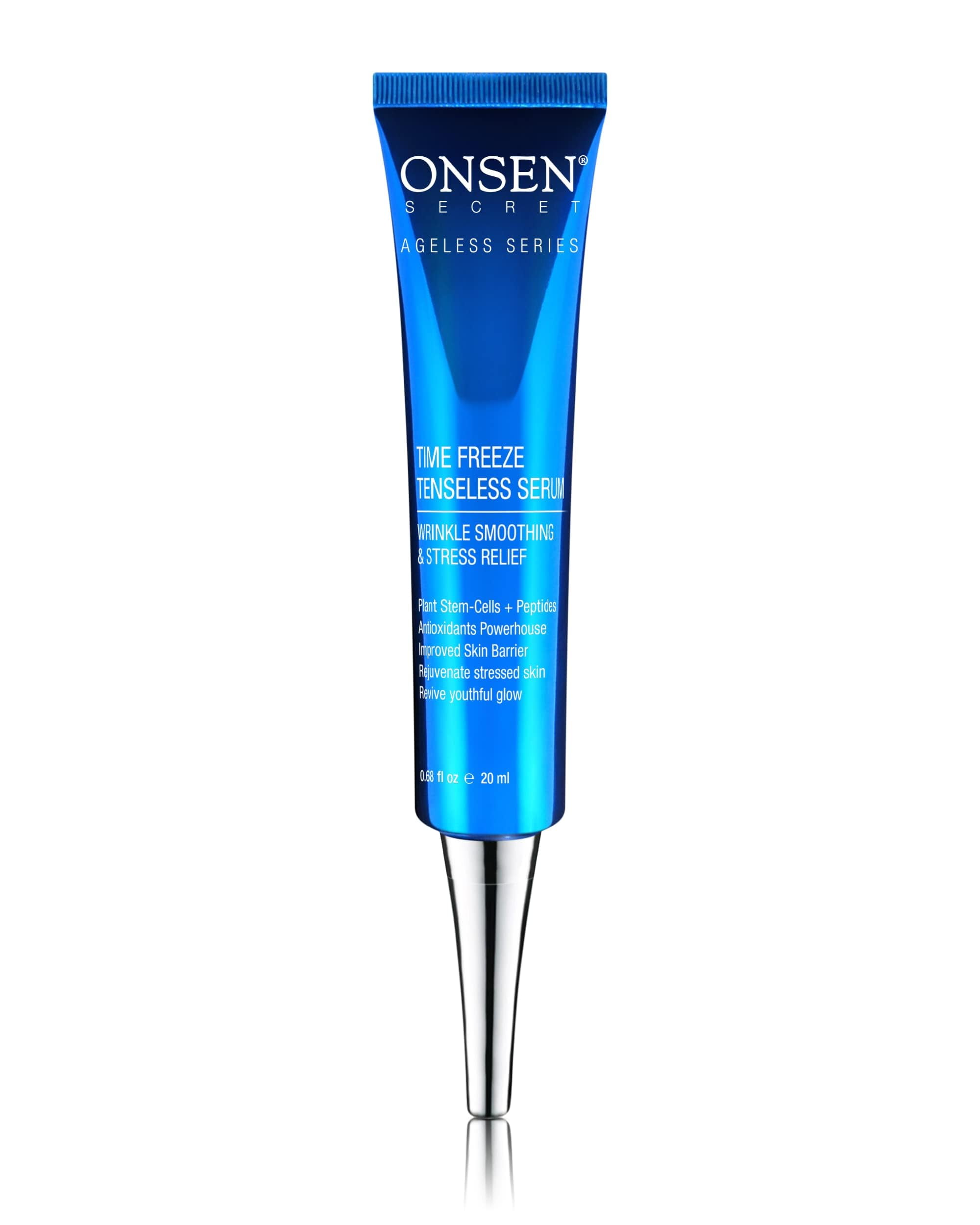 Onsen Secret Time Freeze Tenseless Serum Wrinkle Smoothing & Stress ...