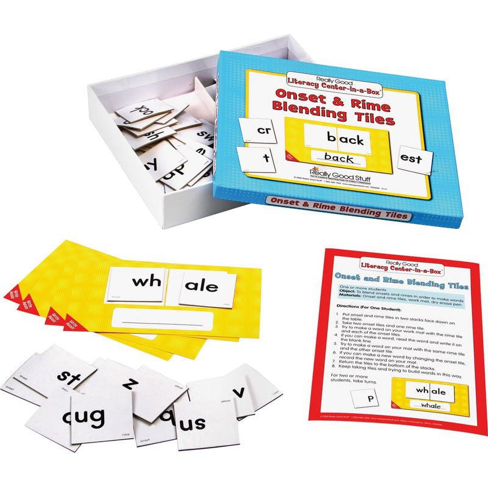 Onset and Rime Blending Tiles Literacy Center- Grades 2-3 - Walmart.com