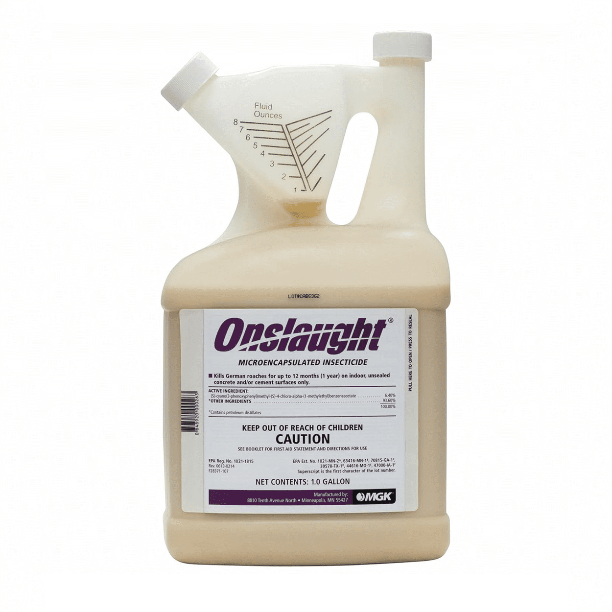 Onslaught Microencapsulated Insecticide - 128 fl oz Jug by MGK ...