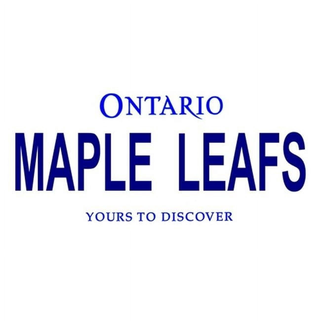 Ontario Canada Province Background License Plates- Maple Leafs 6 x 12 ...