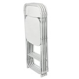 Alera Steel Folding Chair with Two-Brace Support, Padded Back/Seat ...