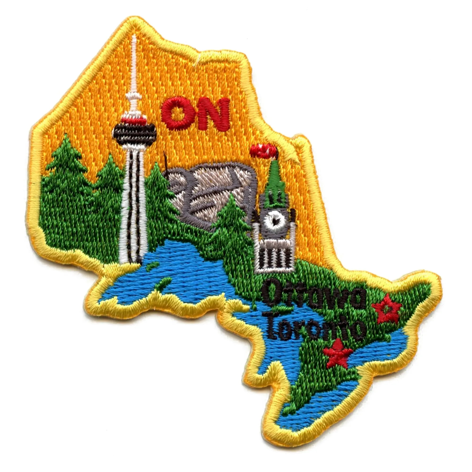 Ontario Patch Canada Province Embroidered Iron On - Walmart.com