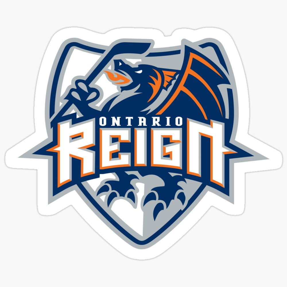 Ontario Reign Sticker Phone Decal Water Bottle Stickers Car Decals ...