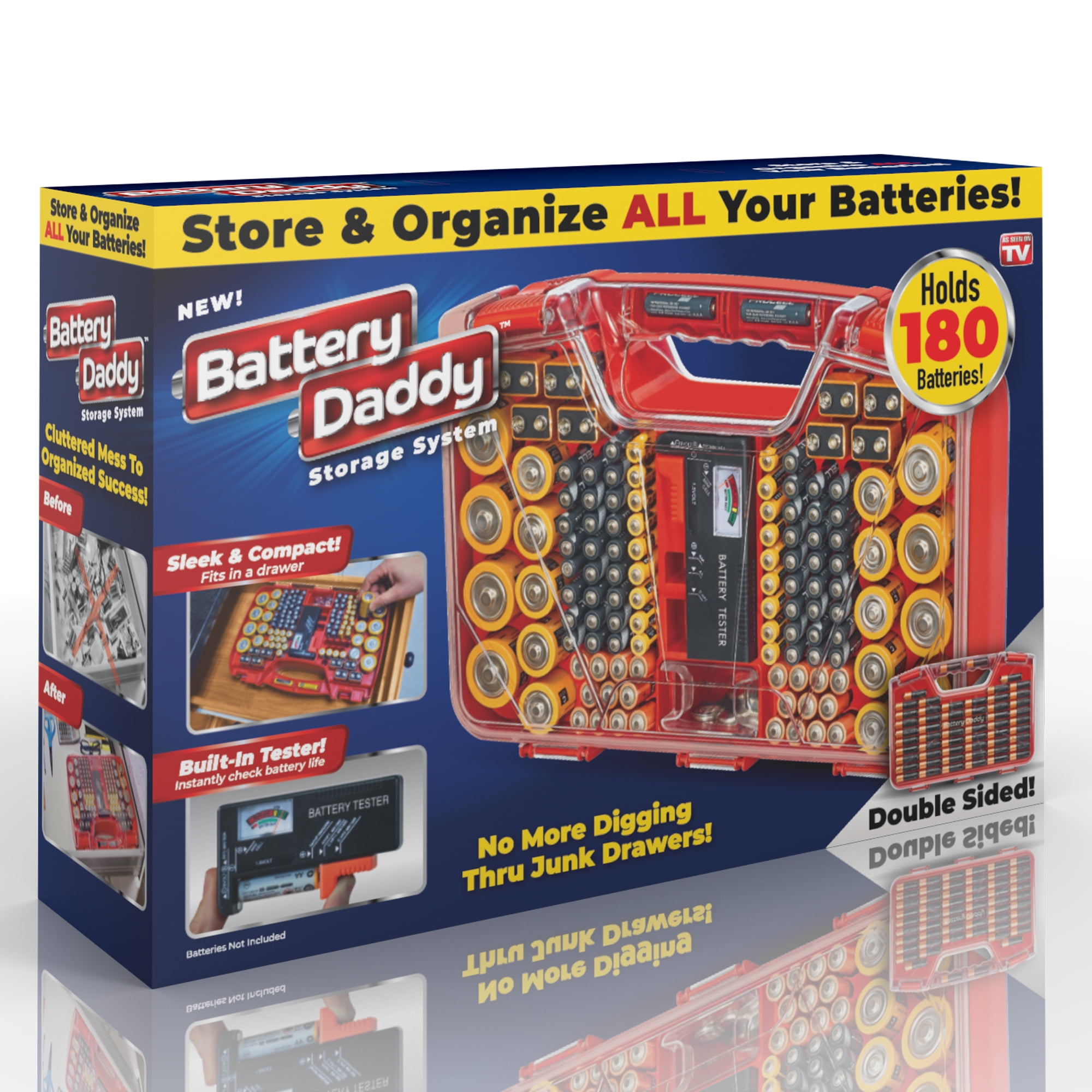 Ontel Battery Daddy Smart, Battery Storage System - Walmart.com