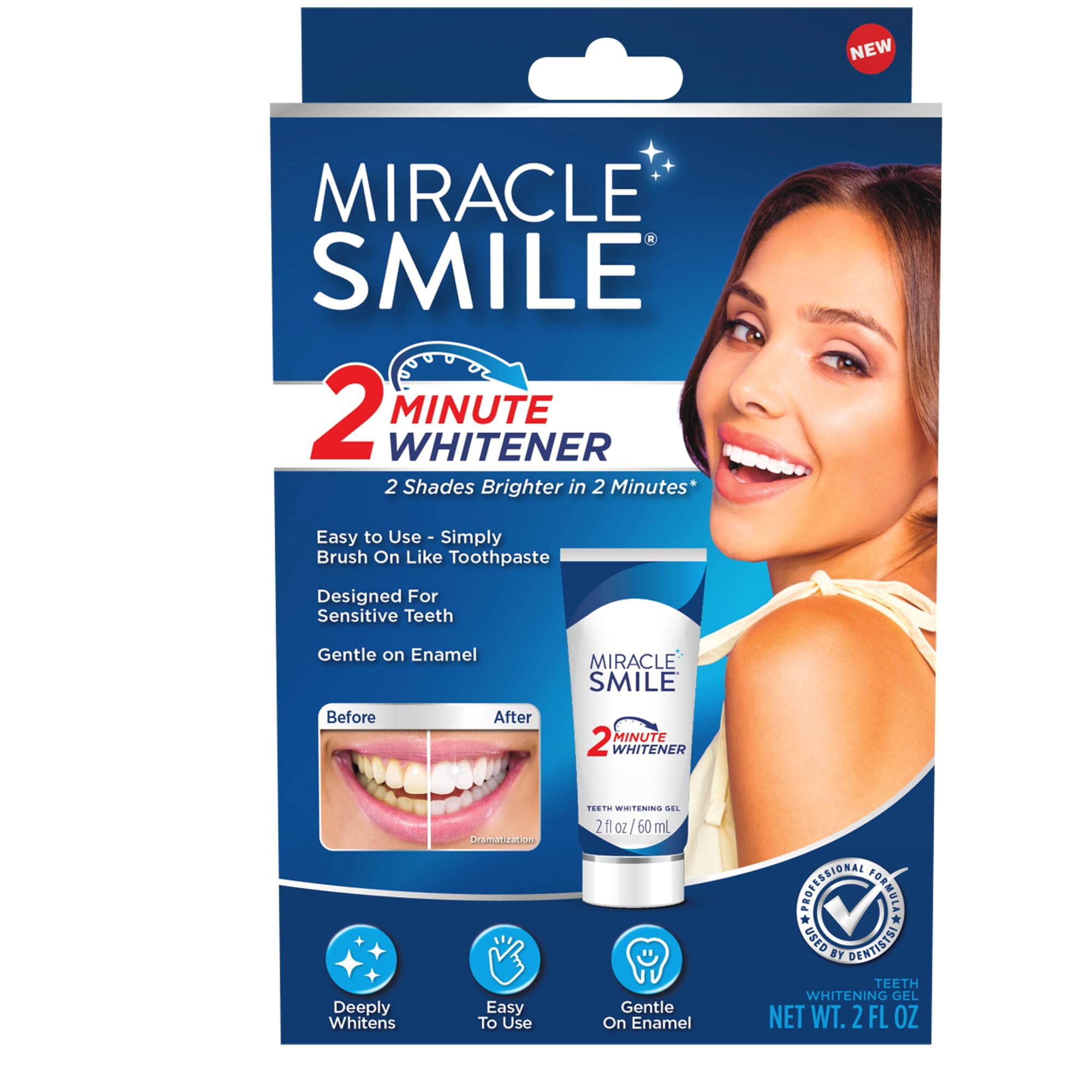 Ontel Miracle Teeth Whitener IFF17 - Activated Coconut Charcoal Powder ...
