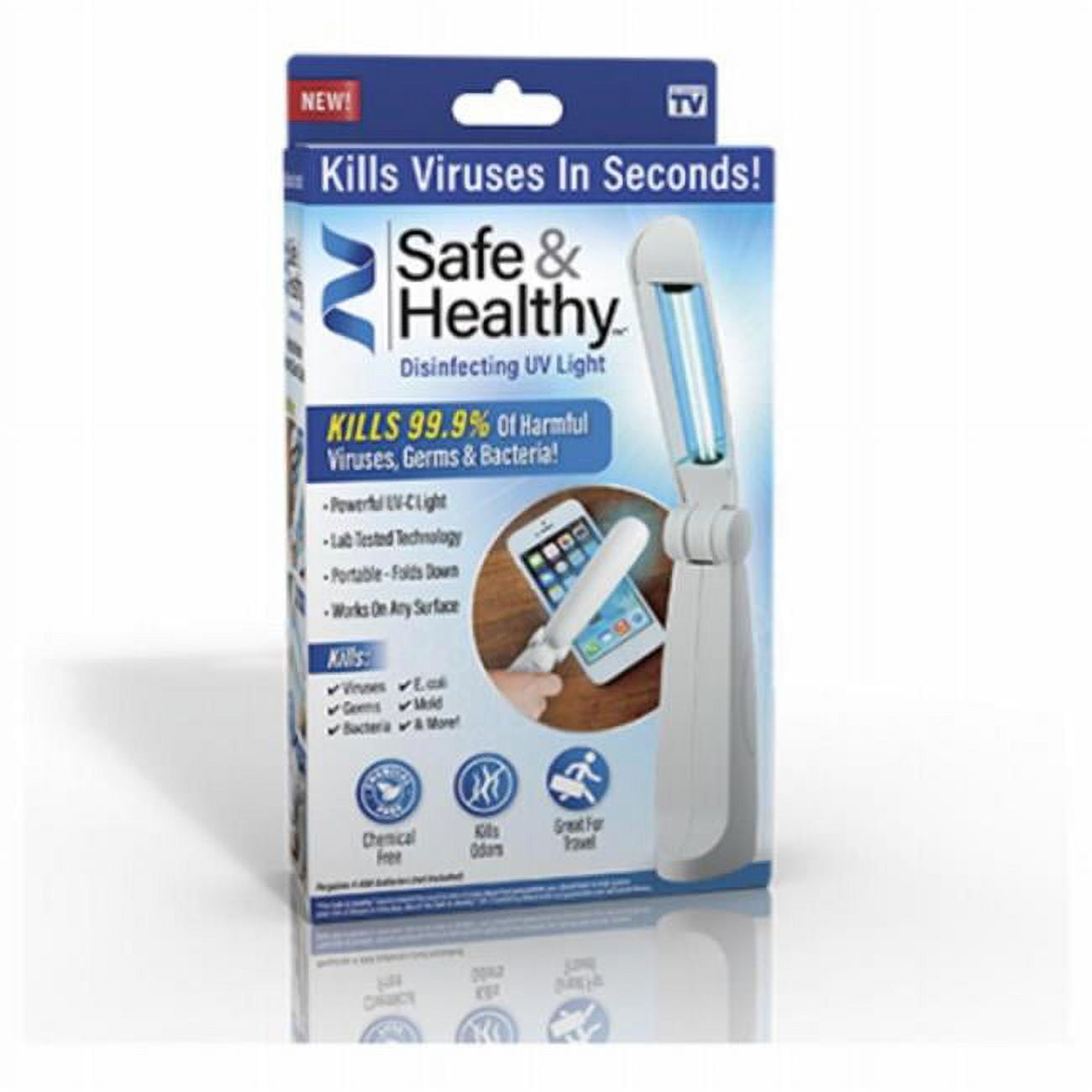 Ontel Products Safe & Healthy UV Light Wand - Walmart.com