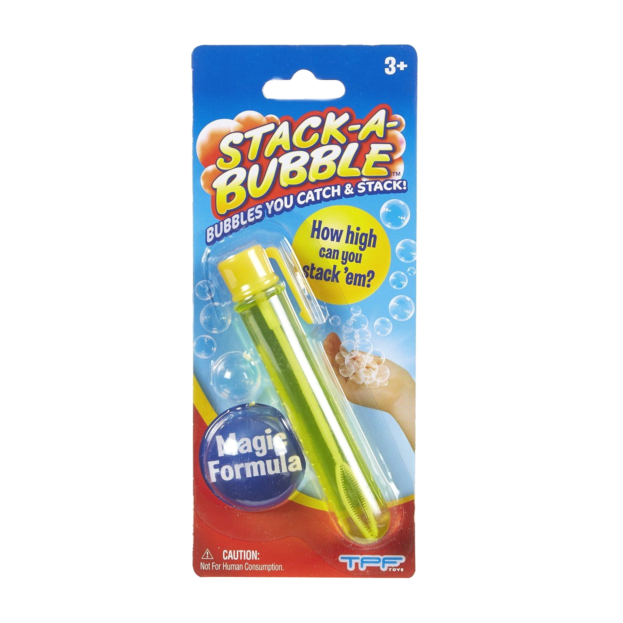 Ontel Kid's Toy - Stack a Bubble 100% Water Soluble for Age 10+ - Multi ...