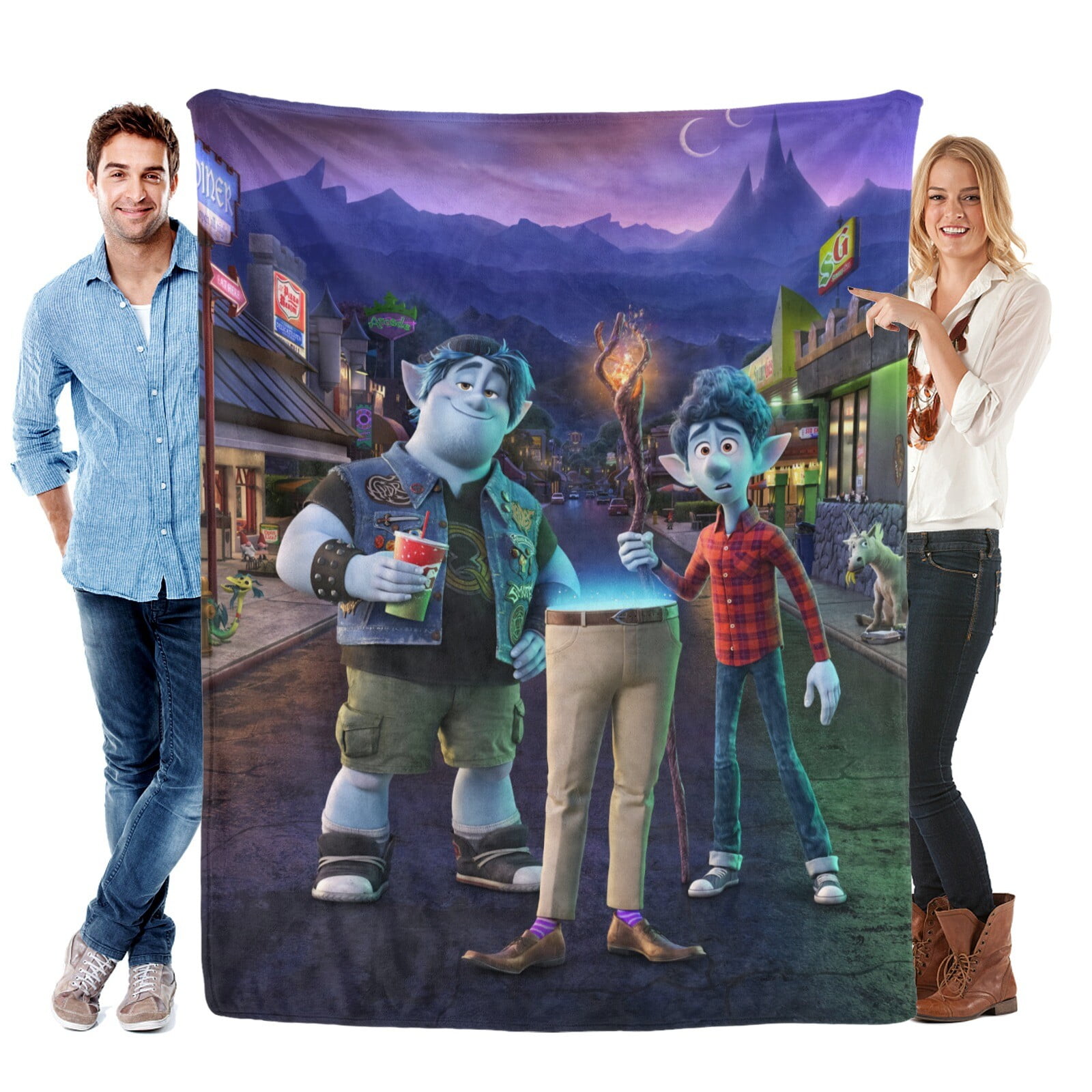 Onward Blanket Soft Bed Sofa Throw Cozy Lightweight Birthday Gift ...