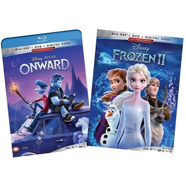 Onward / Frozen 2 Blu Ray DVD Bundle - Walmart.com