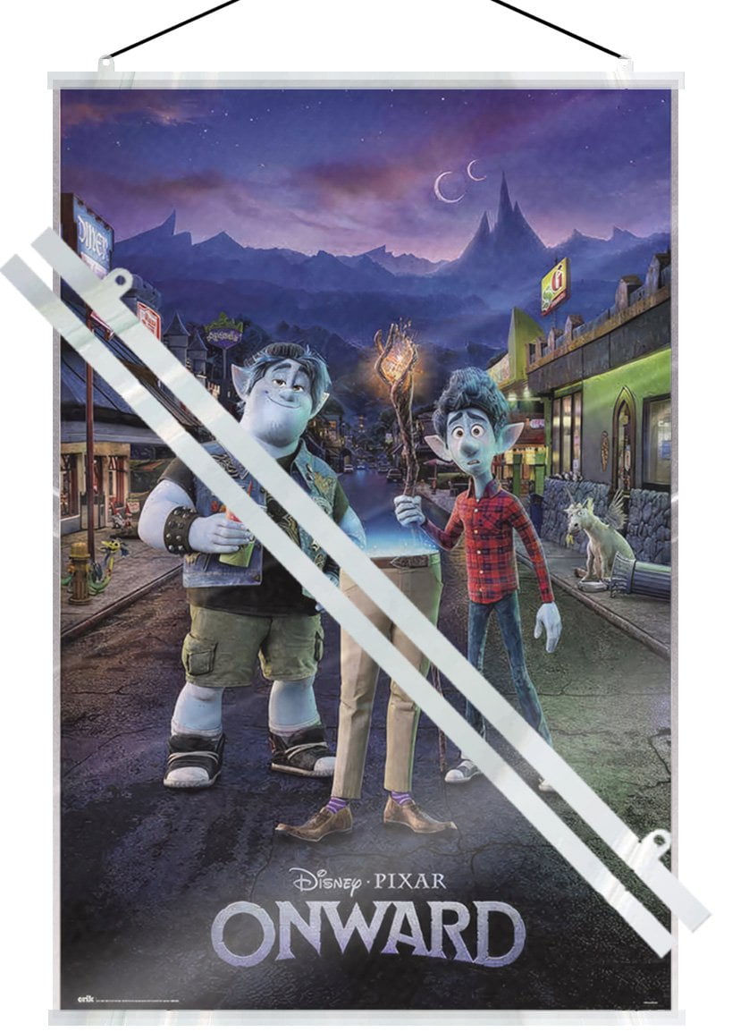 Onward - Pixar Movie Poster (Regular Style - Brothers) (Size: 24" x 36 ...