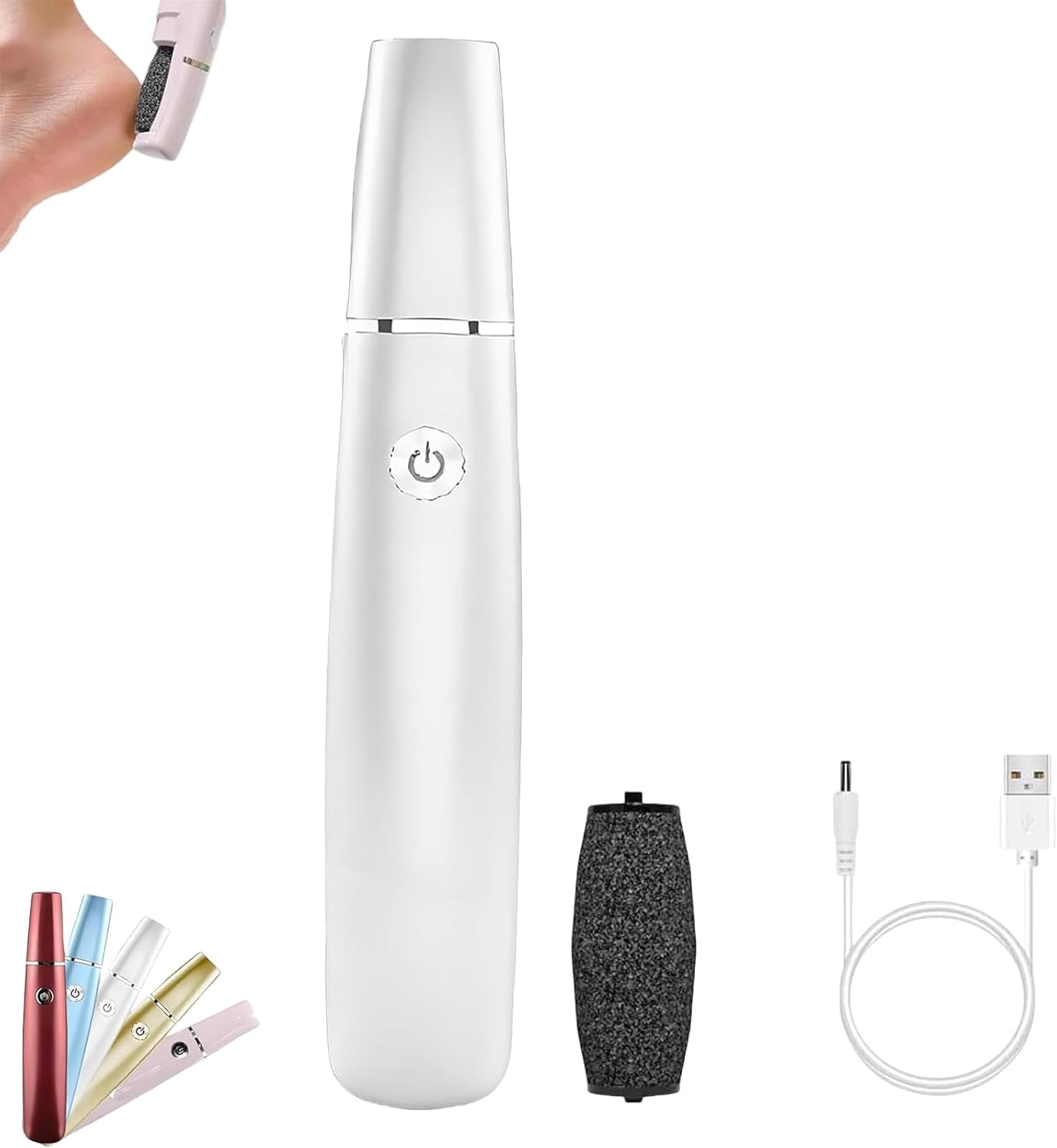 Onwddarefy Electric Feet Callus Remover, 360 Rotation Callus Remover ...