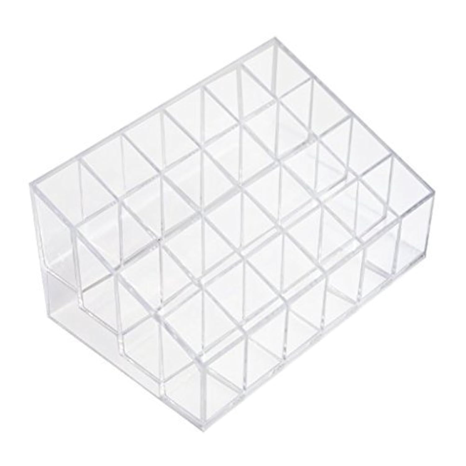 Onwon Transparent Cosmetic Makeup TSF6 Organizer Clear 24 Lattices ...