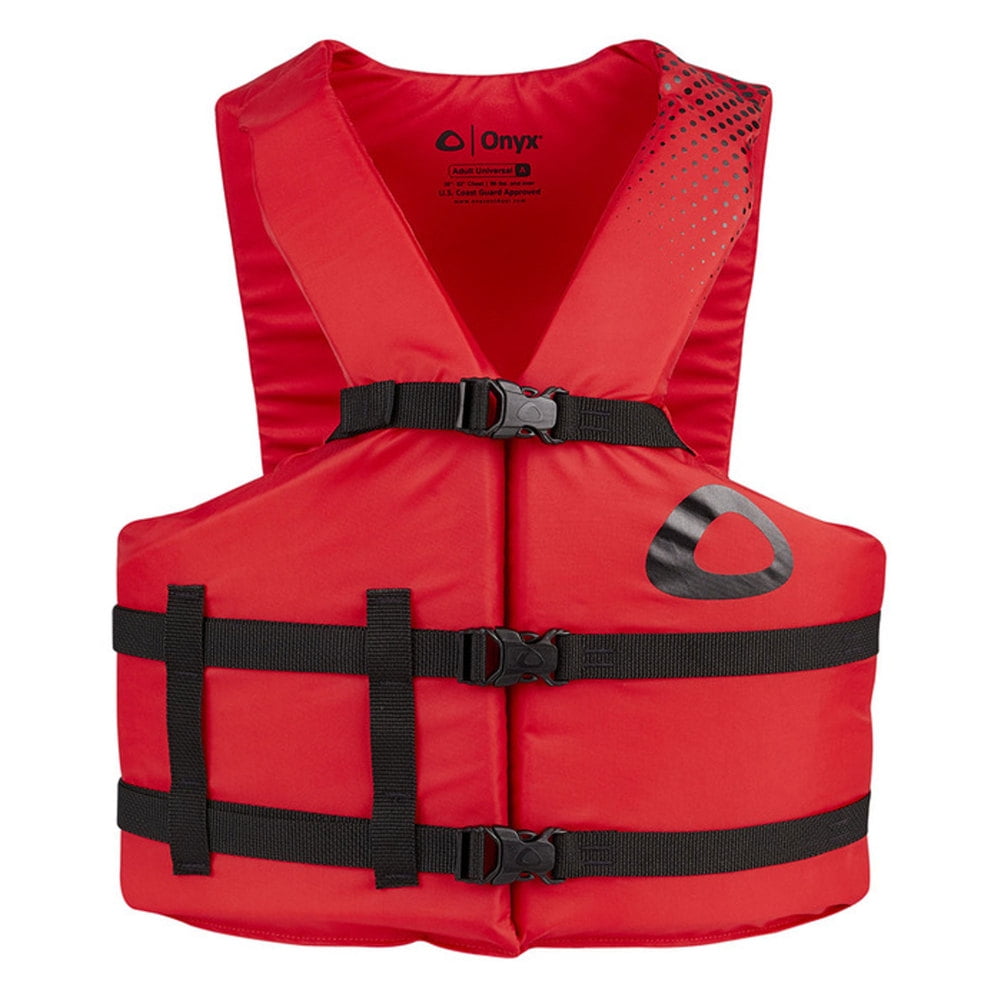 Onyx Adult Comfort Life Jacket - General Purpose Vest, Oversize, Red ...