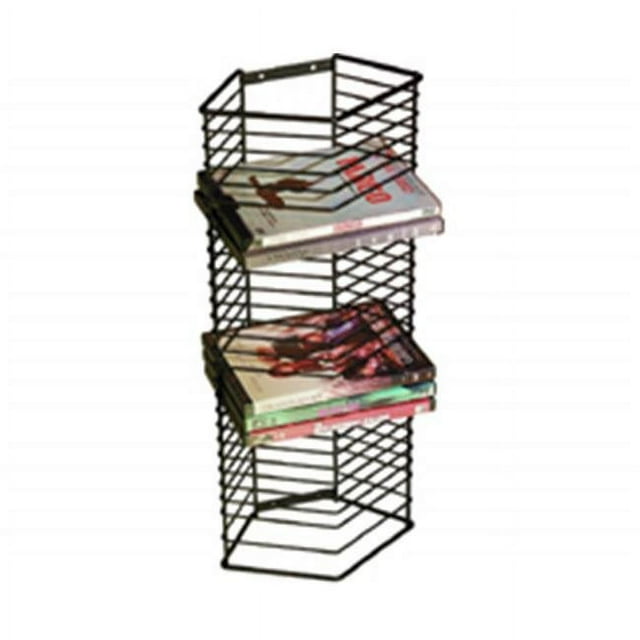 Onyx Black Wire DVD Rack - Walmart.com