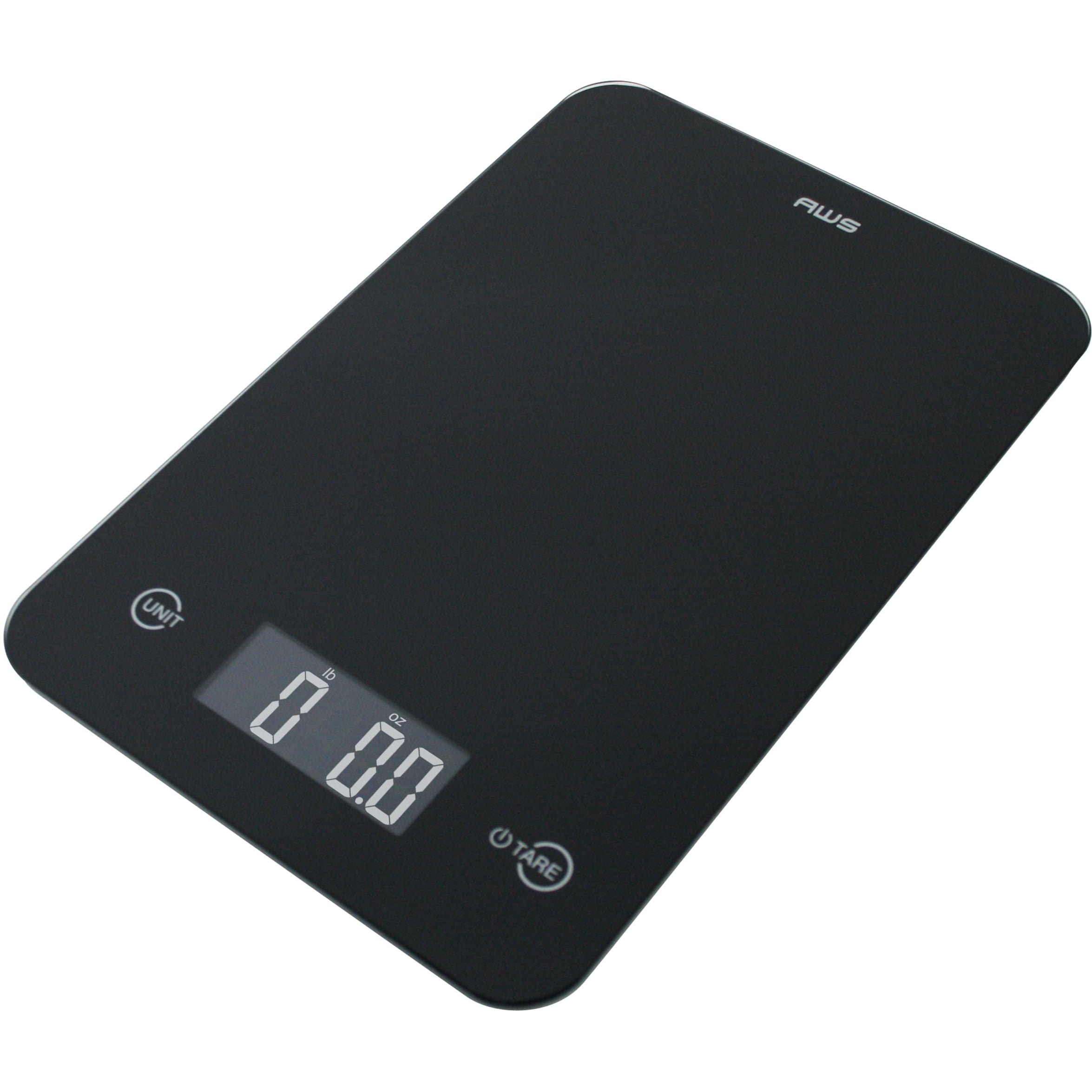 American Weigh Scales Thin Digital Kitchen Scale Blk - Walmart.com