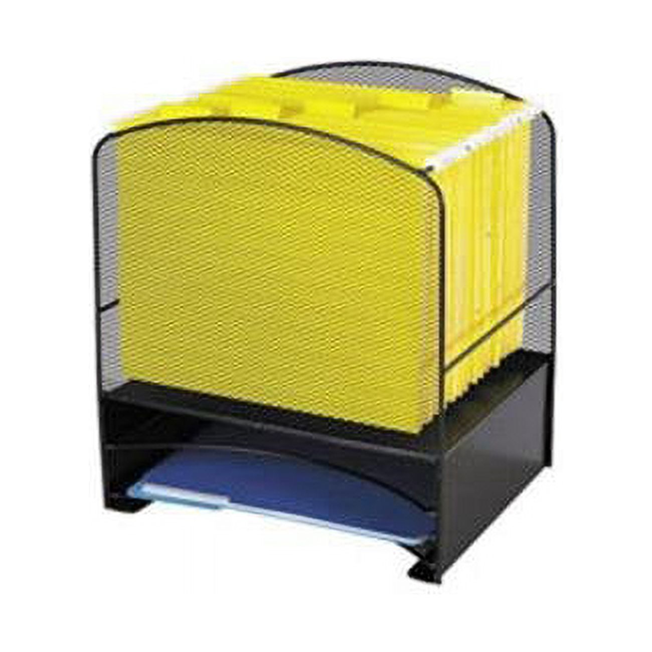 Onyx Mesh Desk Hanging File With 2 Horizontal Sorters - Black - Walmart.com