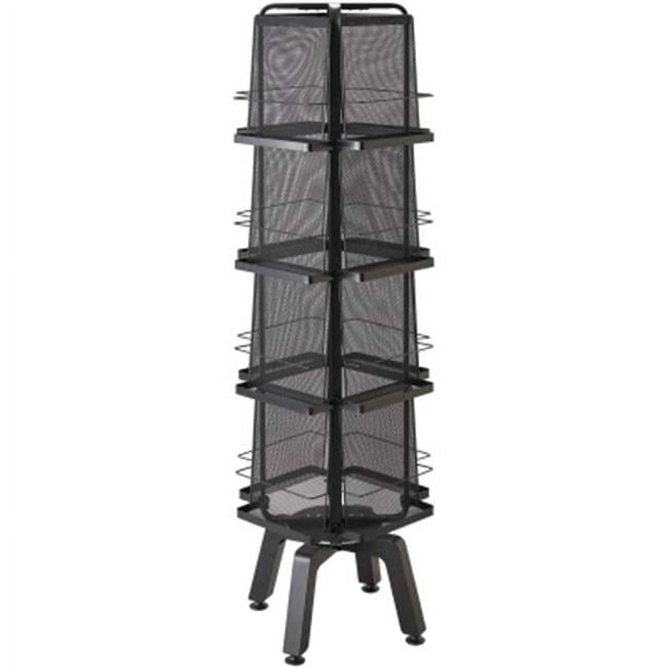 Onyx Mesh Rotating Magazine Stand - Black - Walmart.com