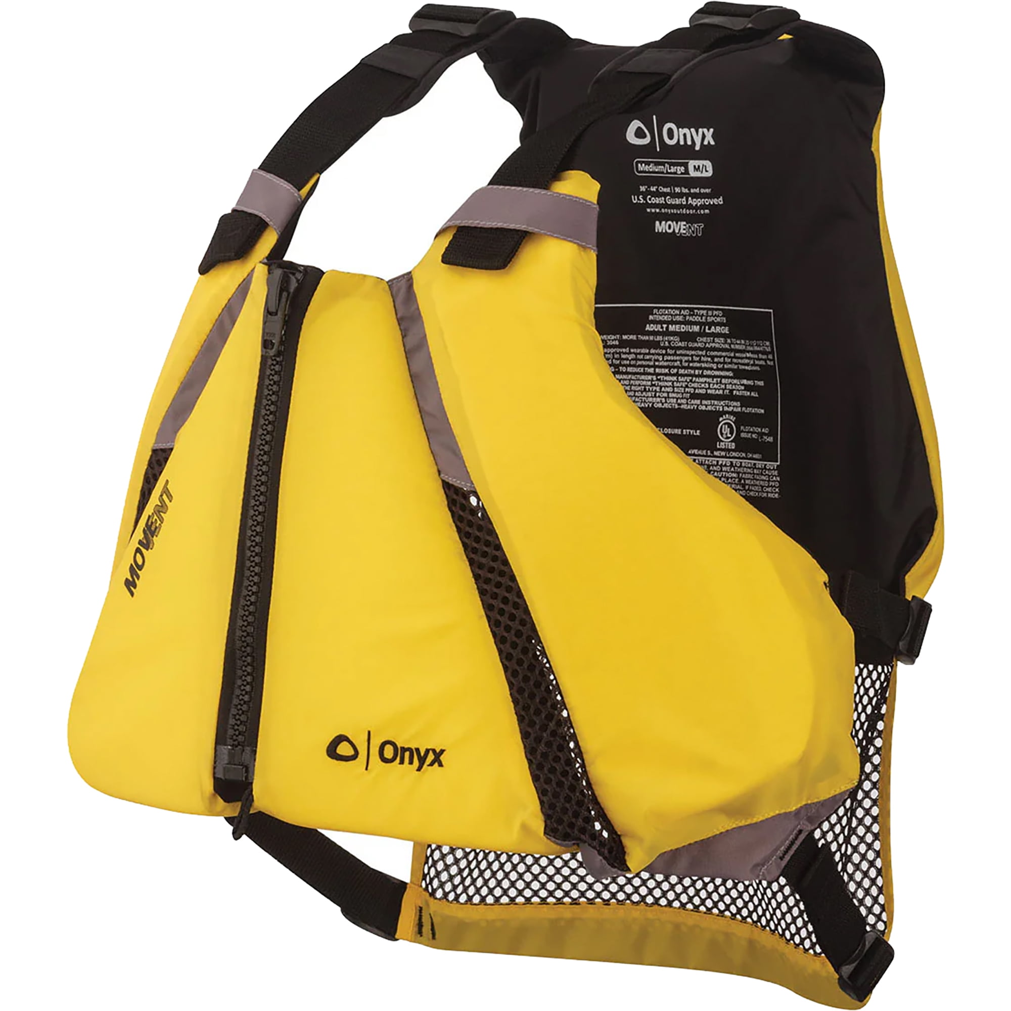 Onyx Movement Curve Paddle Sports Life Vest -XS/S - Walmart.com