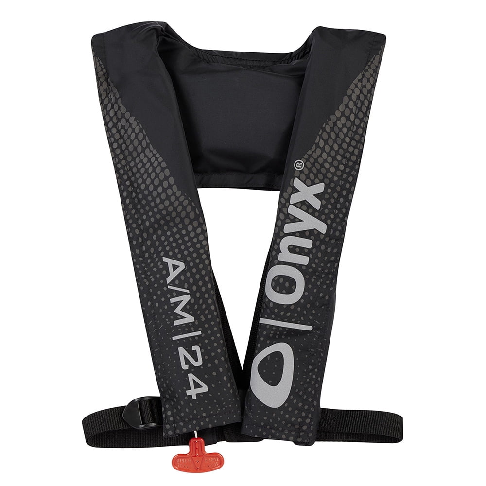 Onyx Outdoor Adult Auto/Manual Inflatable Life Jacket, Black - Walmart.com