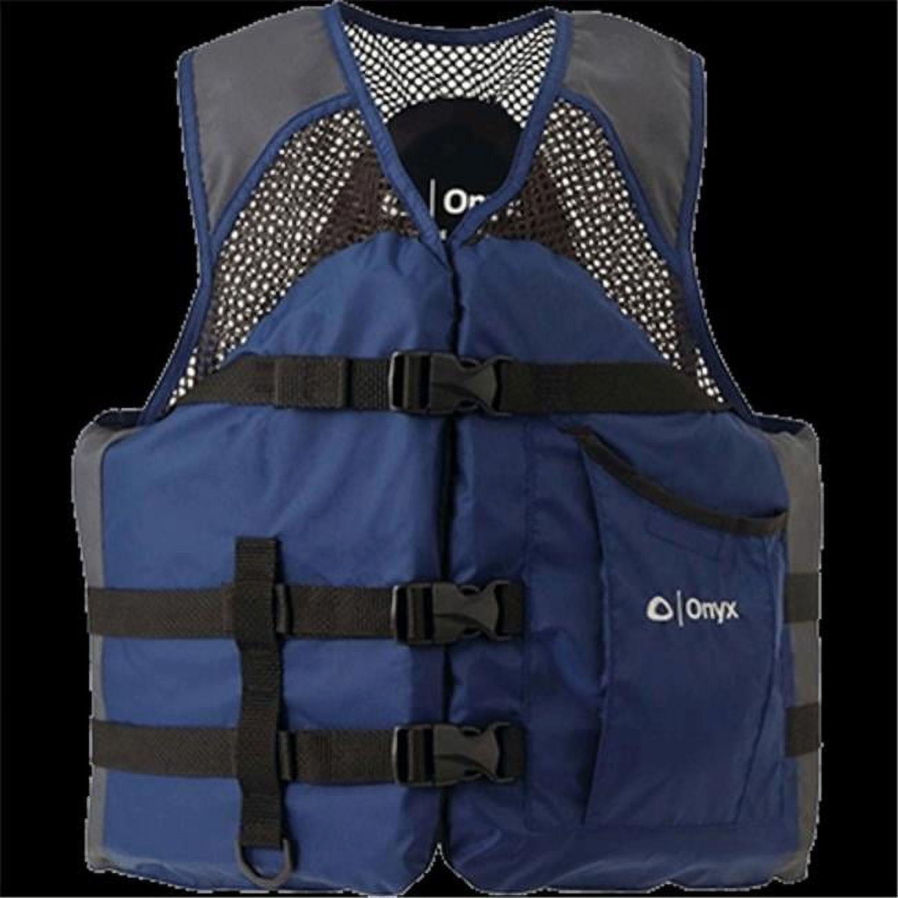 Onyx Outdoor Adults' Mesh Classic Sport Flotation Vest Blue Bright, X ...