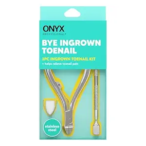 Onyx Professional Ingrown Toenail Kit with Toenail Clippers & Double ...
