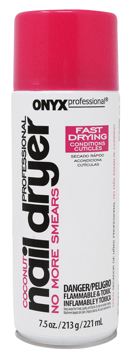 Onyx Professional No More Smearing Nail Drying Spray, 7.5 oz, Aerosol ...