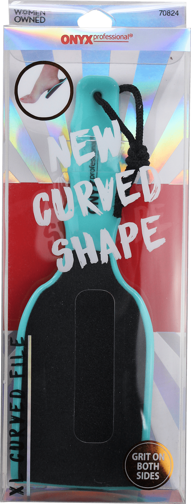 Onyx Professional XL Curved File for polishing and smoothing feet, 1 ea ...